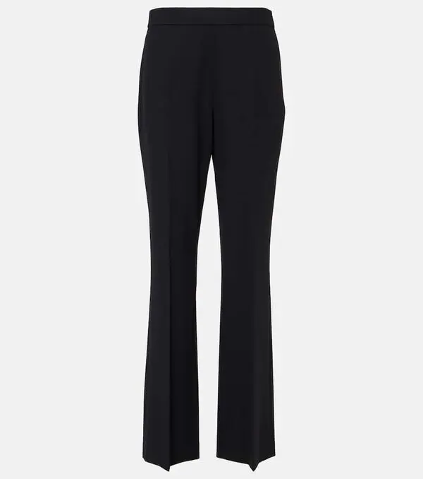 THE ROW Dina Wool-blend Straight Pants