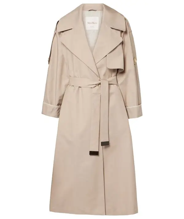 Max Mara Oversized Twill Trench Coat