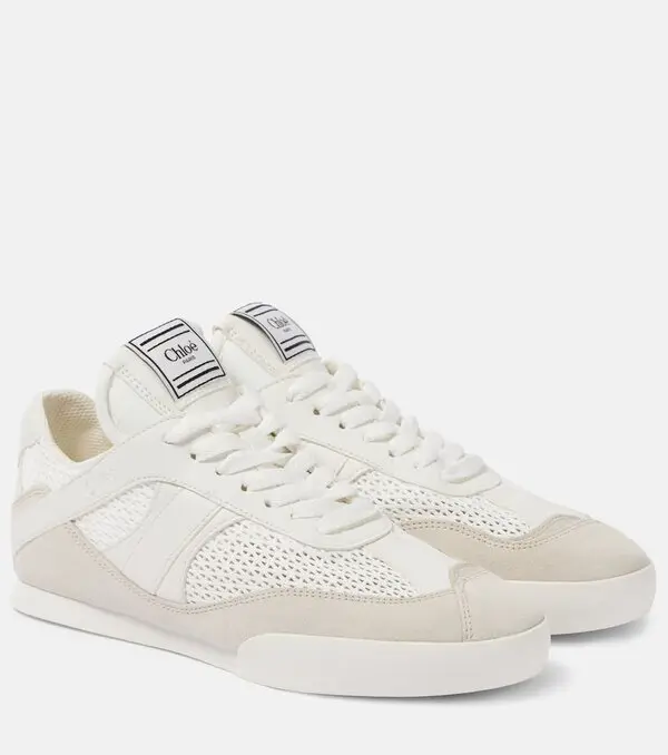 Chloé Kick Leather Low-top Sneakers - White
