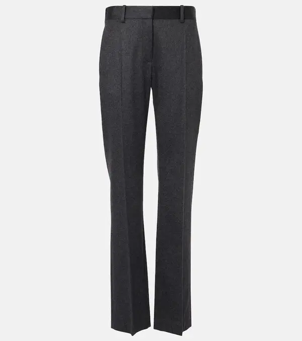 THE ROW Selvie Straight Leg Cashmere Pants