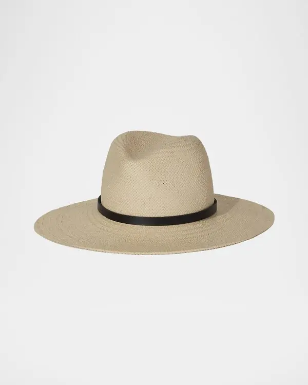 Janessa Leoné Lyra Straw Fedora Hat