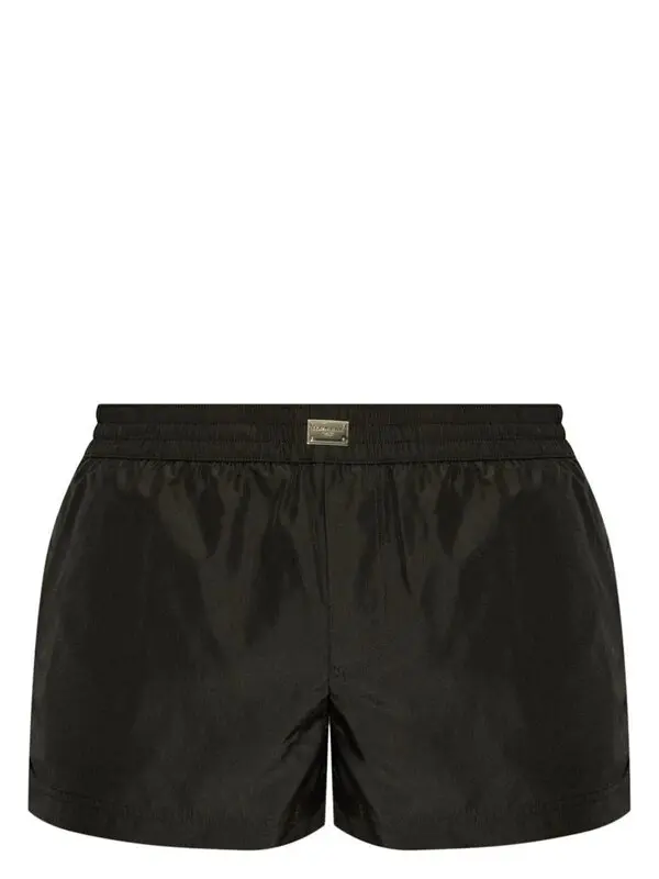 Dolce & Gabbana Short Swim Trunks With Tag - Black