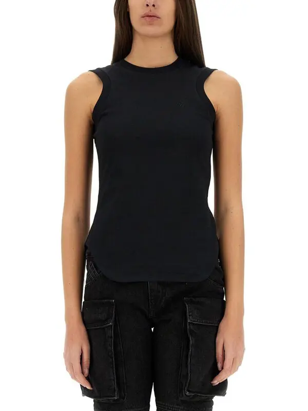 Attico Reese Tank Top - Black