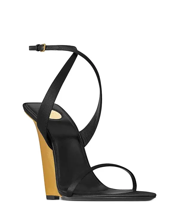 Saint Laurent Salome Wedge Sandals
