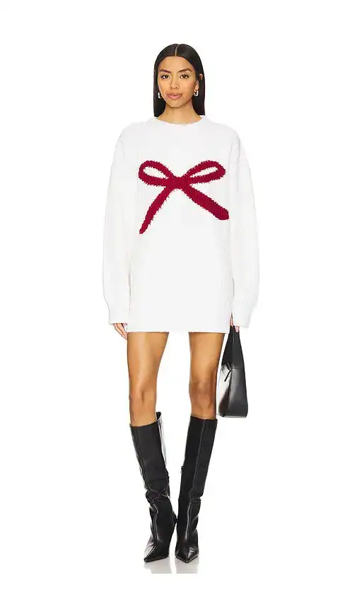 Majorelle Junia Sweater Dress - Ivory | Editorialist