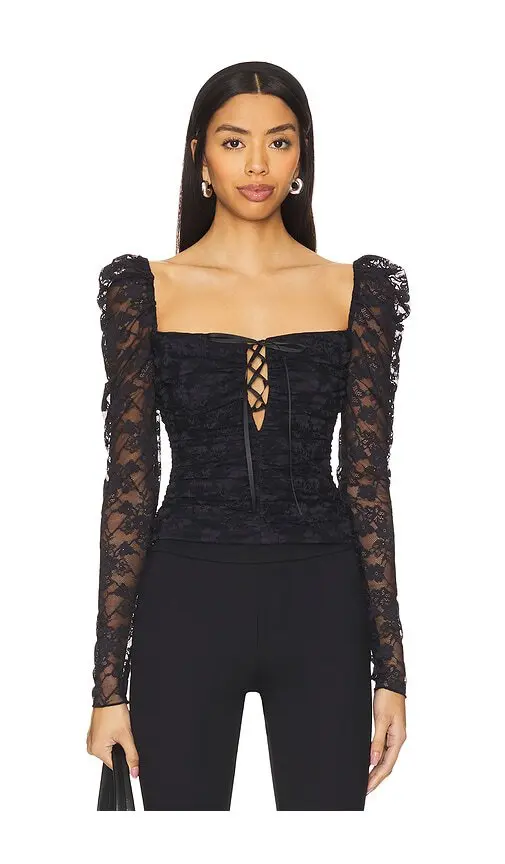 Majorelle Ava Lace Top
