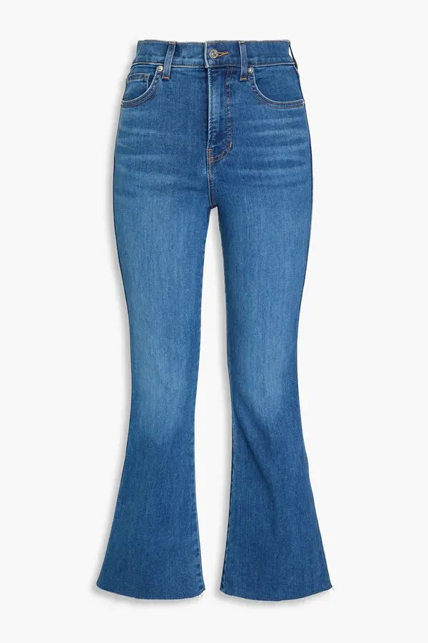 Veronica Beard Carson High-rise Kick-flare Jeans