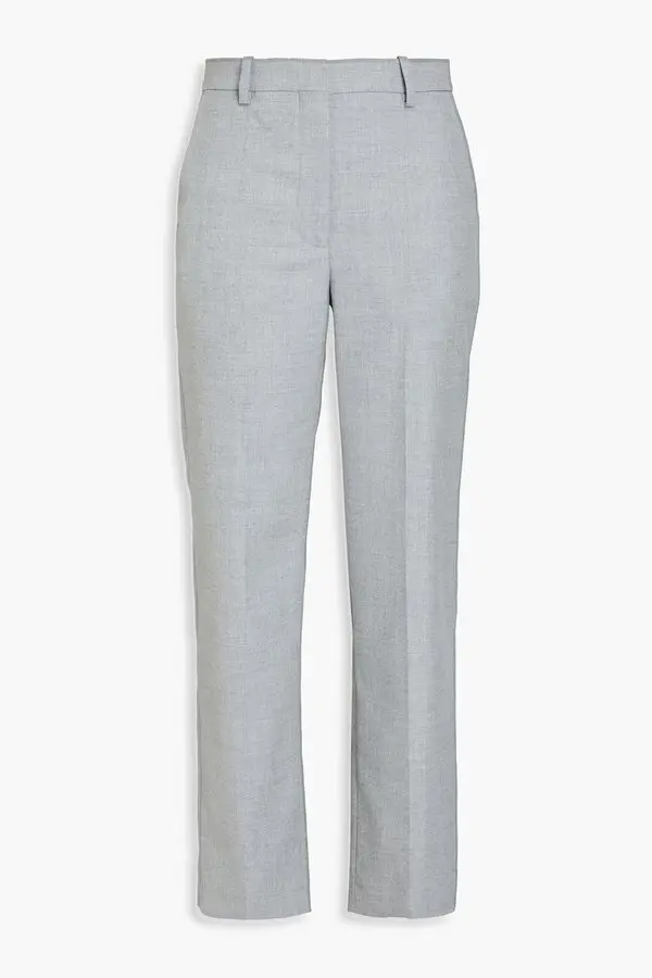 BY MALENE BIRGER Igda Tweed Straight-leg Pants - Gray