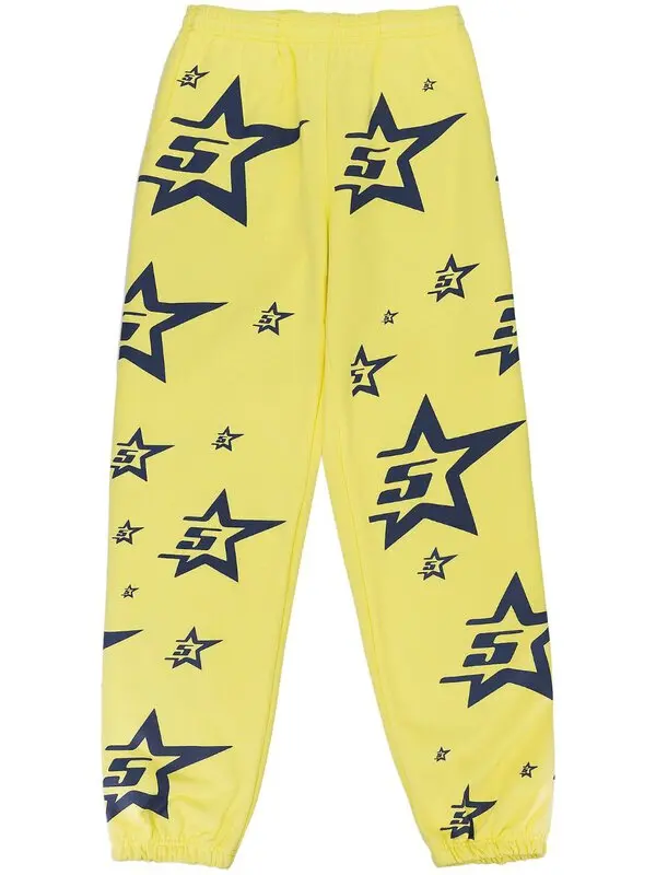 SP5DER 5star Track Pants - Yellow