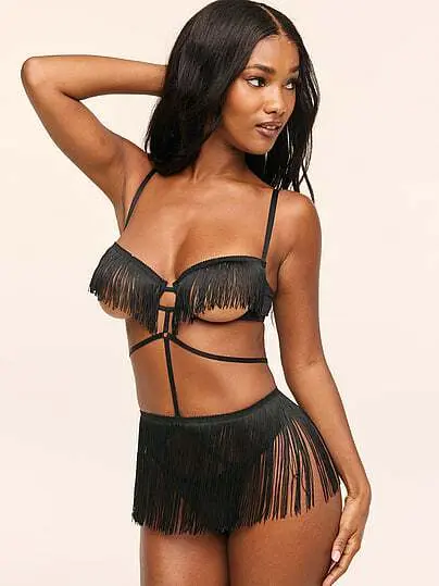 Victoria's Secret Adore Me Neveah Teddy - Black