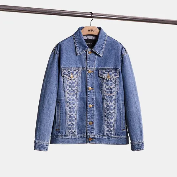 Coach Restored Oversized Signature Denim Jacket