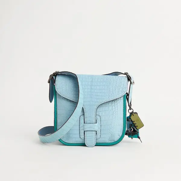 Coach Upcrafted Crocodile Courier Bag