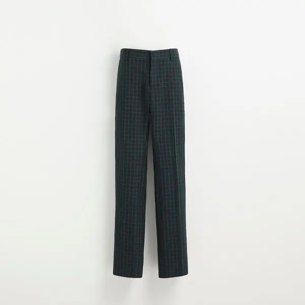 Coach Restored Gingham Straight Leg Trousers