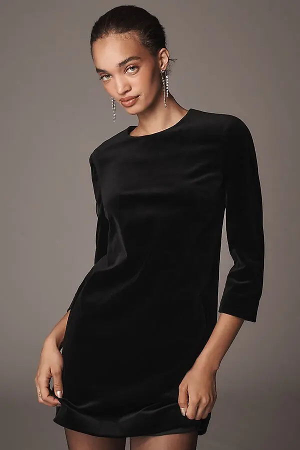 black velvet shift dress Shop Newport News clothing and handbags at SilkRoll. Trade with us! main image 0