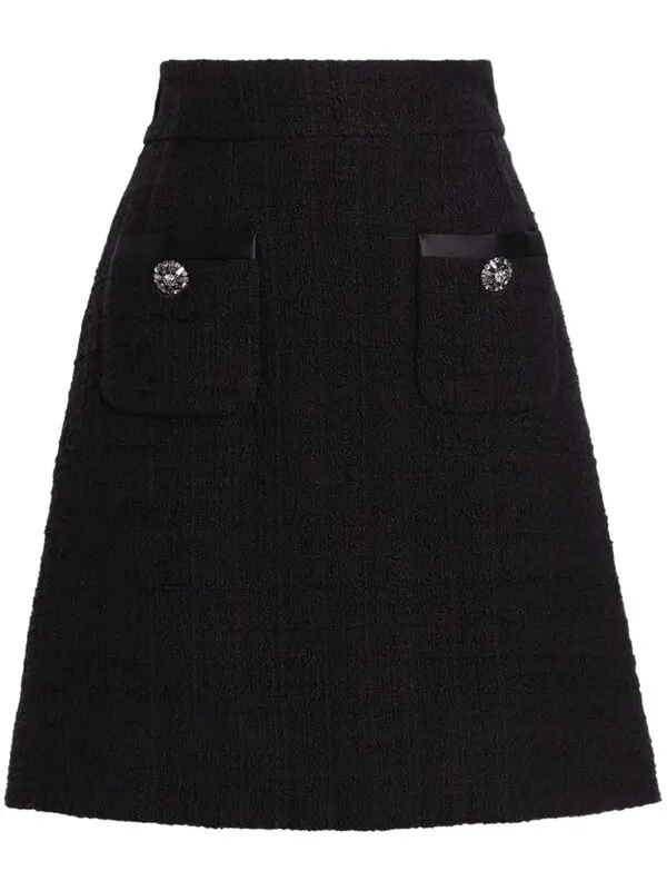 Dolce & Gabbana Textured Knit Mini Skirt