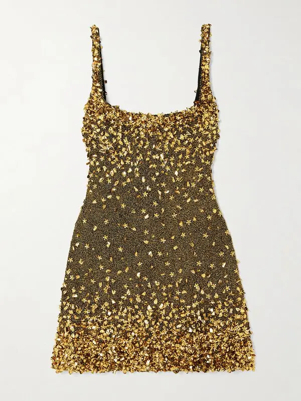 CLIO PEPPIATT Midas Embellished Mini Dress