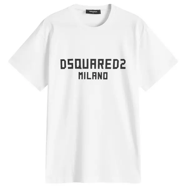Dsquared2 Cool Fit T-shirt - White/black Print
