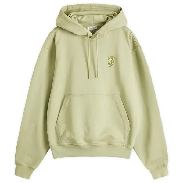 Burberry Flagpole Knit Logo Hoodie - Artichoke