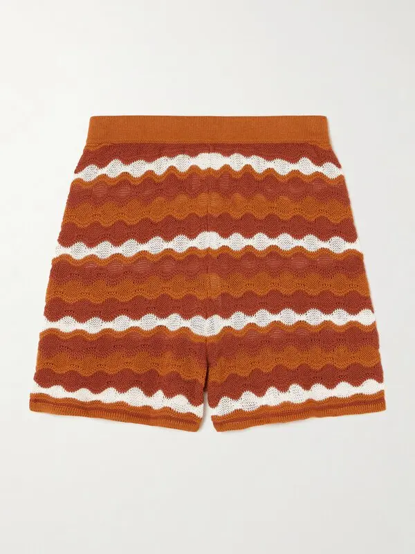 Escvdo Mullu Cotton Shorts - Orange