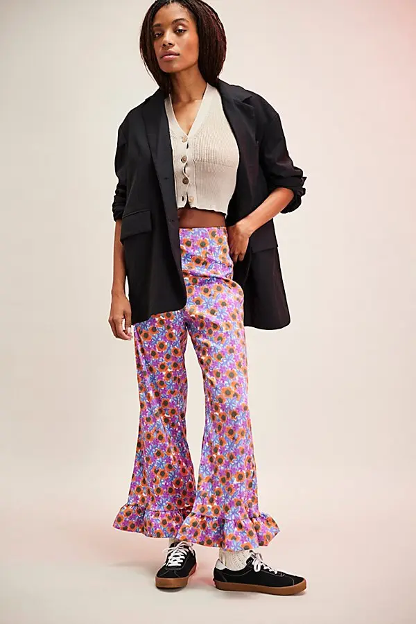Celiab Trilha High-rise Flare Pants