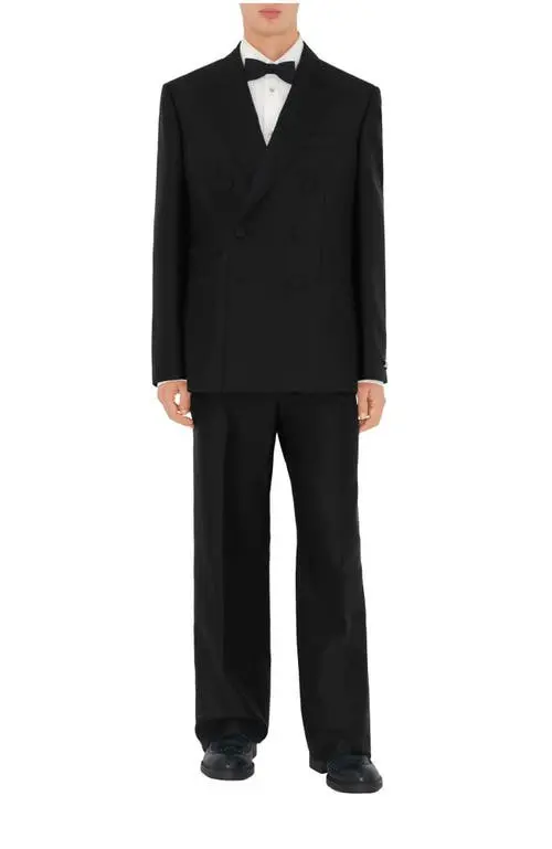 Burberry Silk Bow Tie - Black