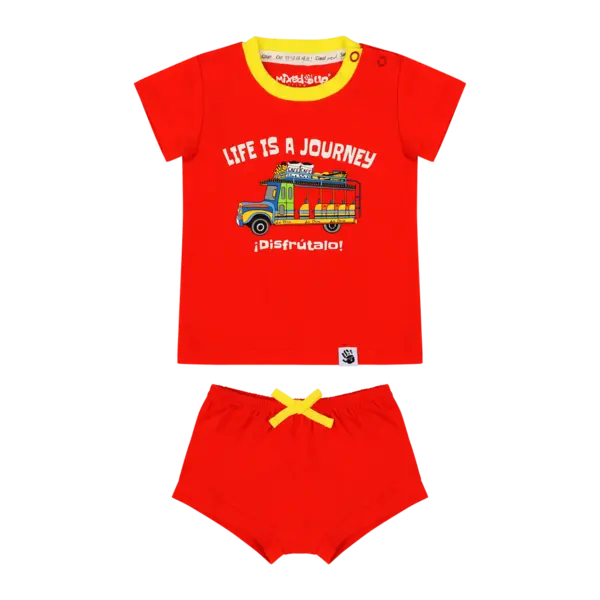 MIXED UP CLOTHING Tee And Bloomer Shorts Set - Chiva