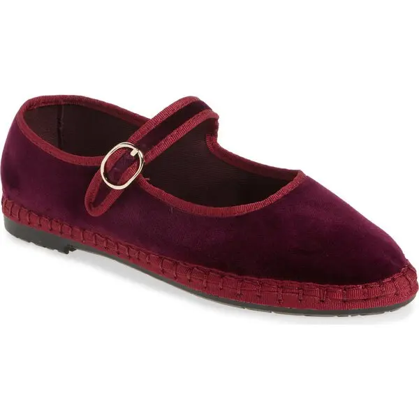 FLABELUS Lucrecia Mary Jane Flat - Granate