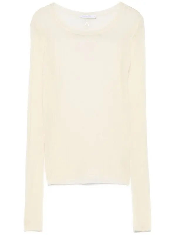 Patrizia Pepe Lightweight Sweater - Neutrals