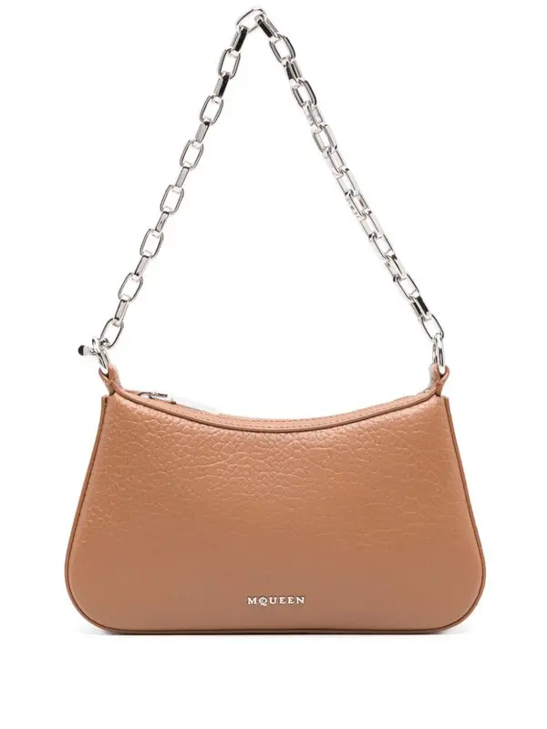 Alexander McQueen Mini T-bar Shoulder Bag - Brown
