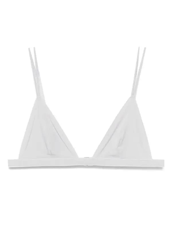 Patrizia Pepe Fly-motif Bra - Grey