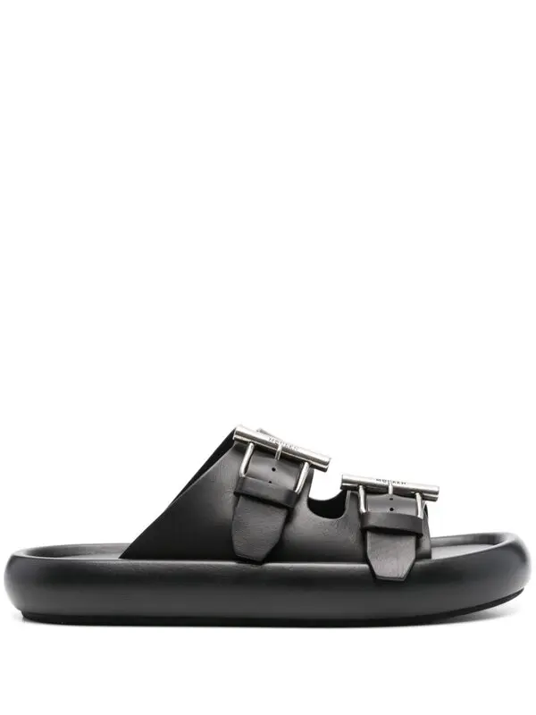 Alexander McQueen Leather Sandals - Black