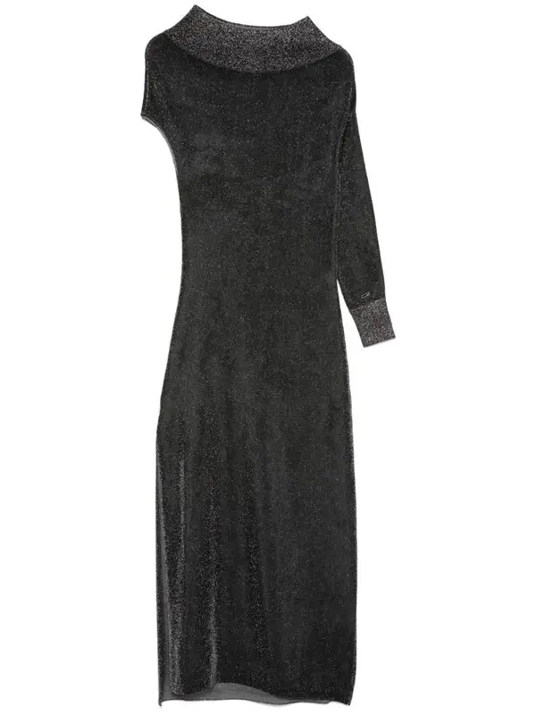 Fendi Draped Lurex Gown