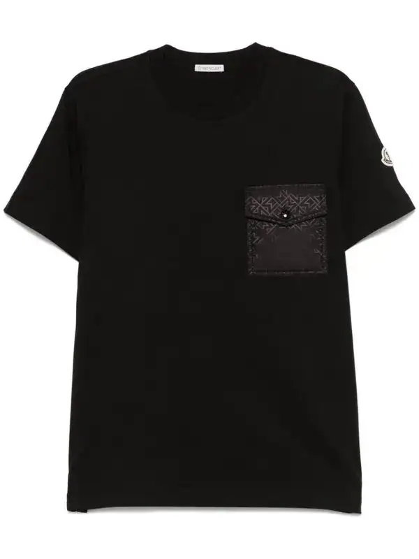 Moncler Short-sleeve T-shirt - Black | Editorialist