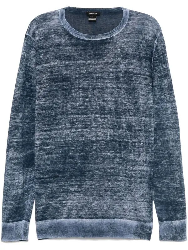 Avant Toi Dyed Sweater - Blue