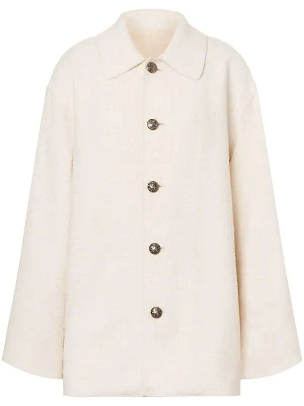 Philosophy Di Lorenzo Serafini Single-breasted Coat - White