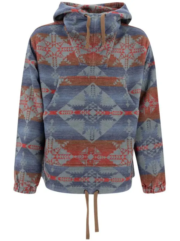BEAMS Jacquard-woven Jacket - Blue
