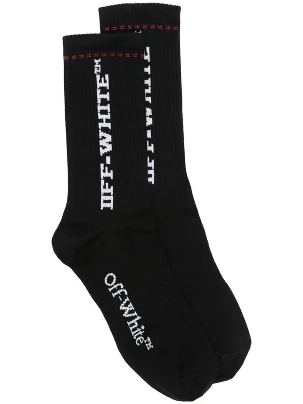 Off-White Industrial Mid Socks - Black