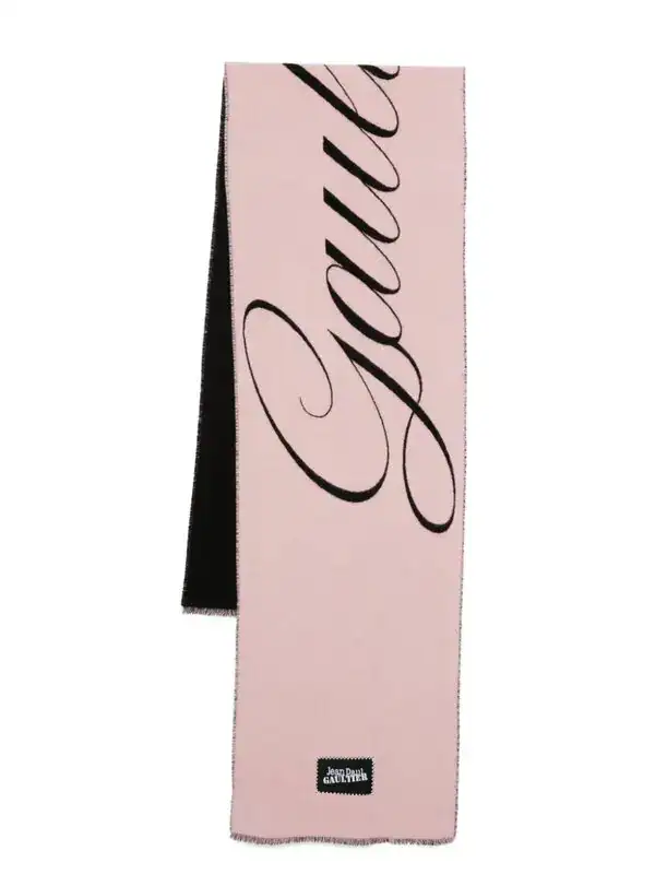 Jean Paul Gaultier Gaultier-Signature Scarf In Pink 9% Off