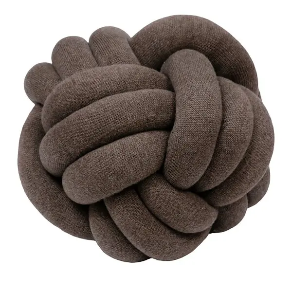 PINK LEMONADE Knot 12 Decorative Pillow - Dark Brown