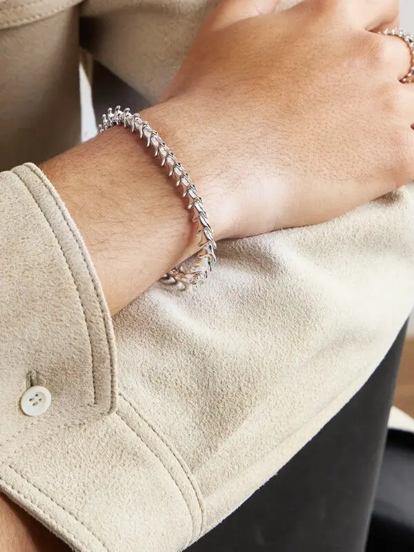 SHAUN LEANE Serpent's Trace Sterling Bracelet - Silver