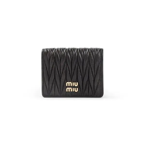 Miu Miu Small Leather Wallet - Brown