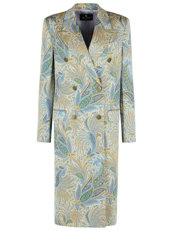 Etro Light Polyester Blend Coat