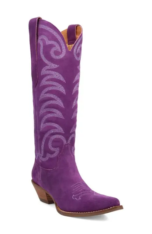 DINGO Movin On Western Boot - Purple