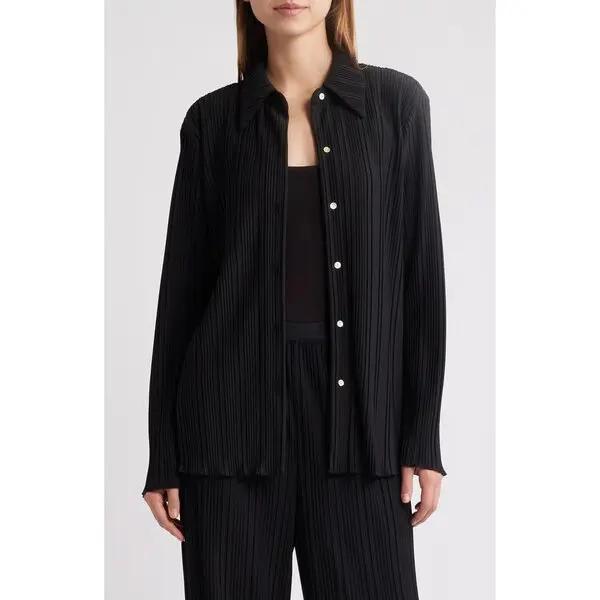 Rails Plissé Button-up Shirt