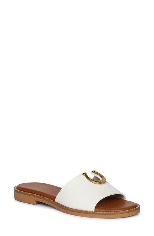 VIVI BLU Saint G Amber Slide Sandal - White