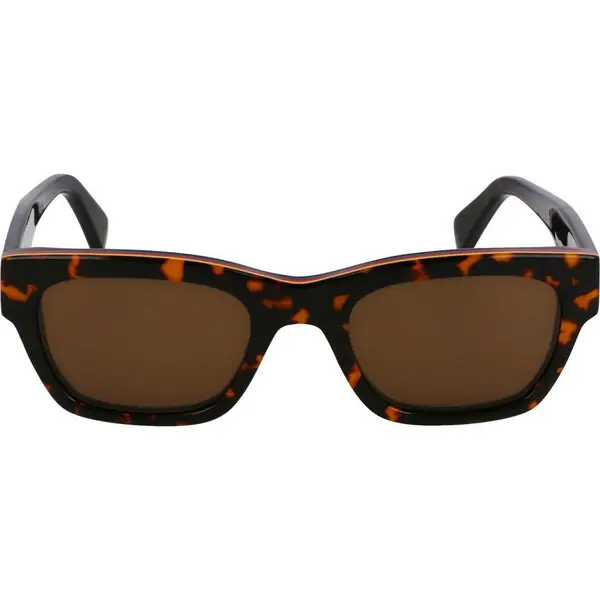 Paul Smith Loxham Rectangular Sunglasses - Havana Multi Stripes