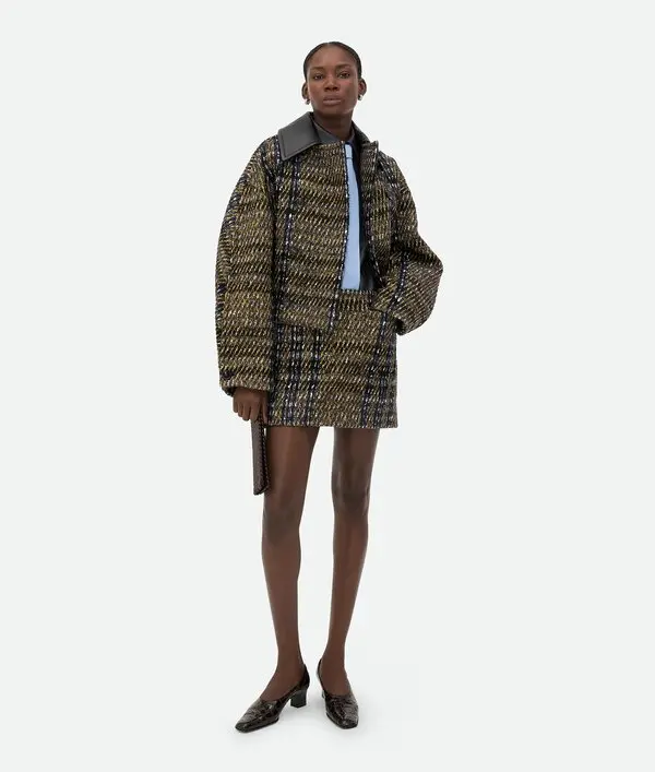 Bottega Veneta Checked Wool Jacket