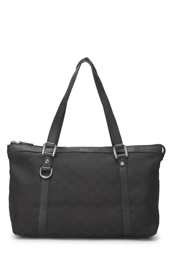 Gucci Gg Nylon Abbey Zip Tote