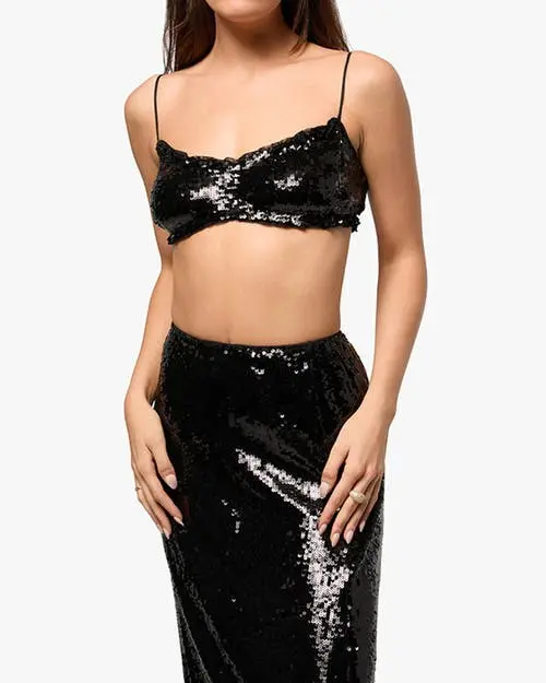 WeWoreWhat Ruched Bralette