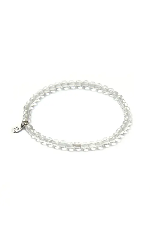 TINY RITUALS Quartz Beaded Bracelet - Clear Quartz